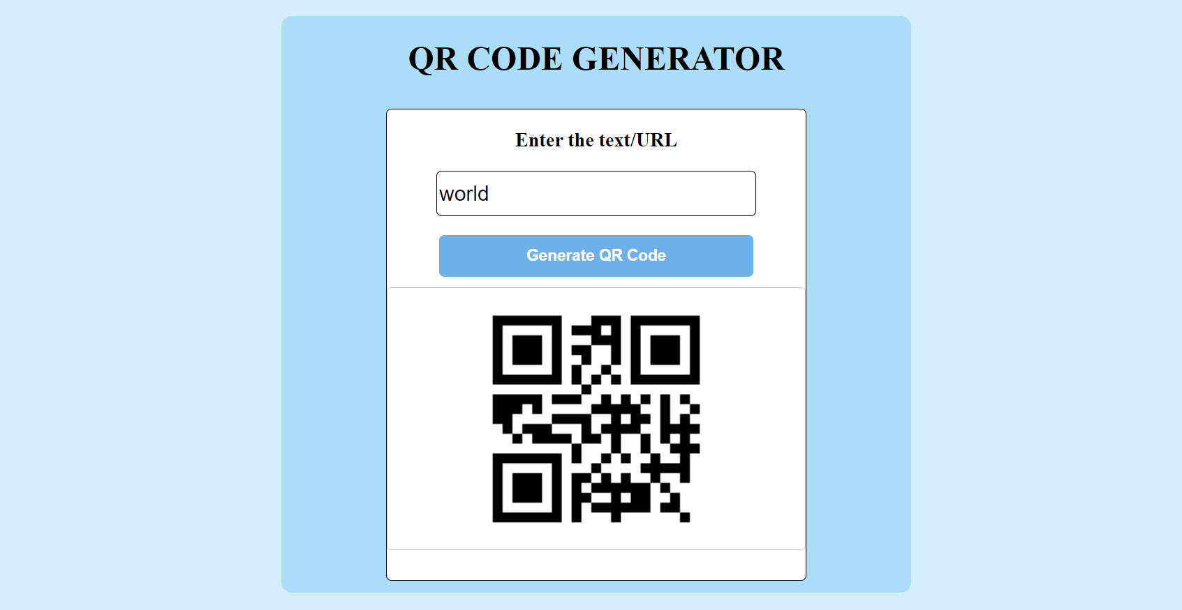 QR Code Generator | Devpost