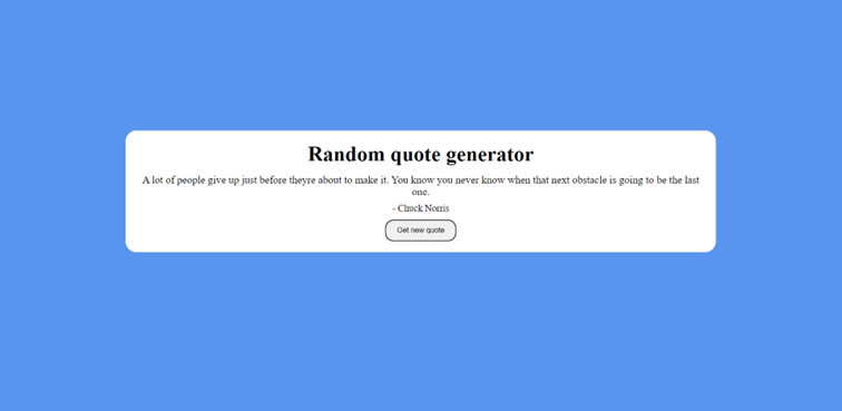 Random quote generator | Devpost