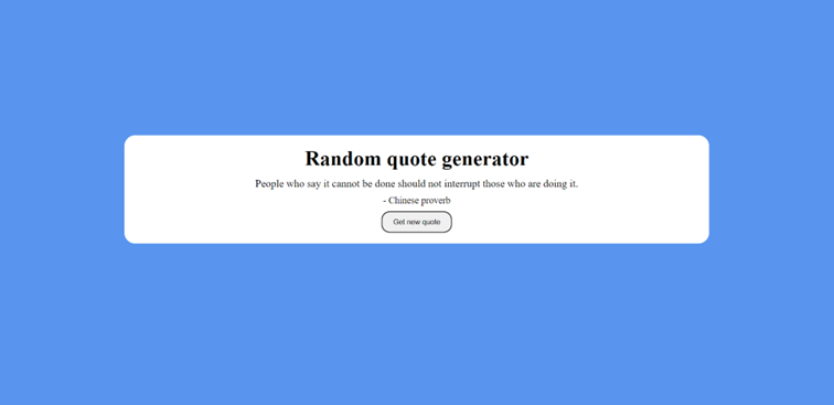 Random quote generator | Devpost