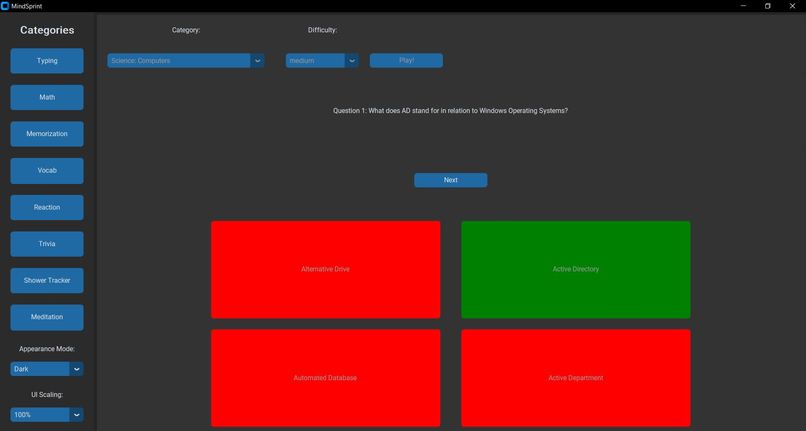 MindSprint | Devpost