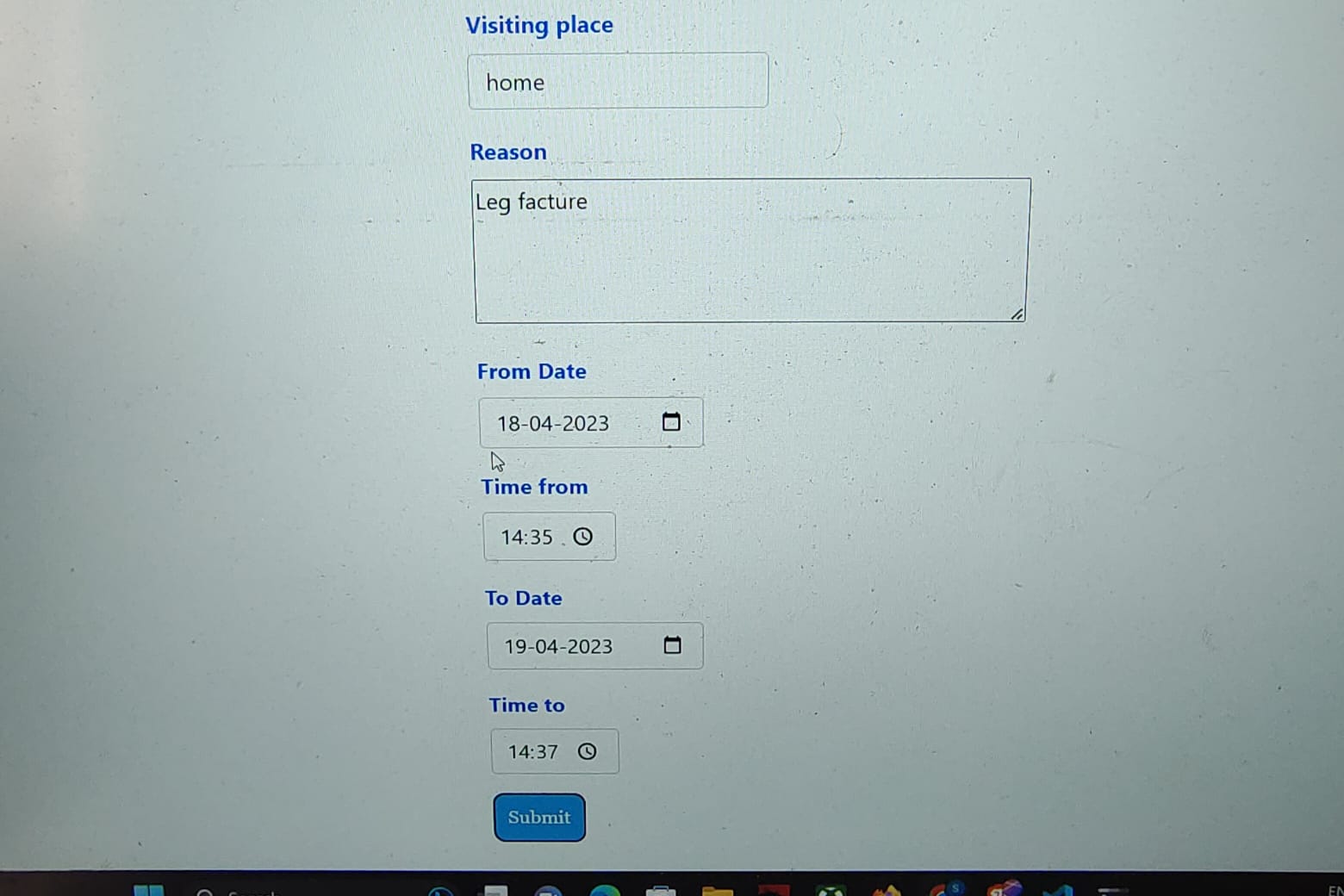 LEAVE APPLICATION FOR MY UNIVERSITY | Devpost