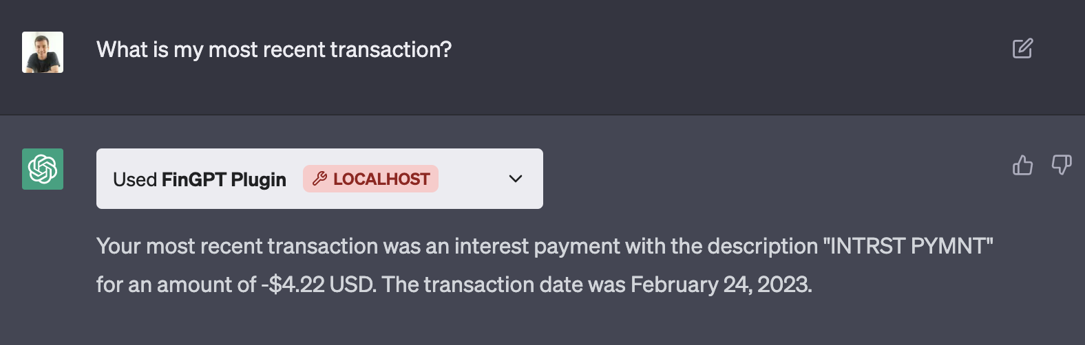 FinGPT Plugin | Devpost
