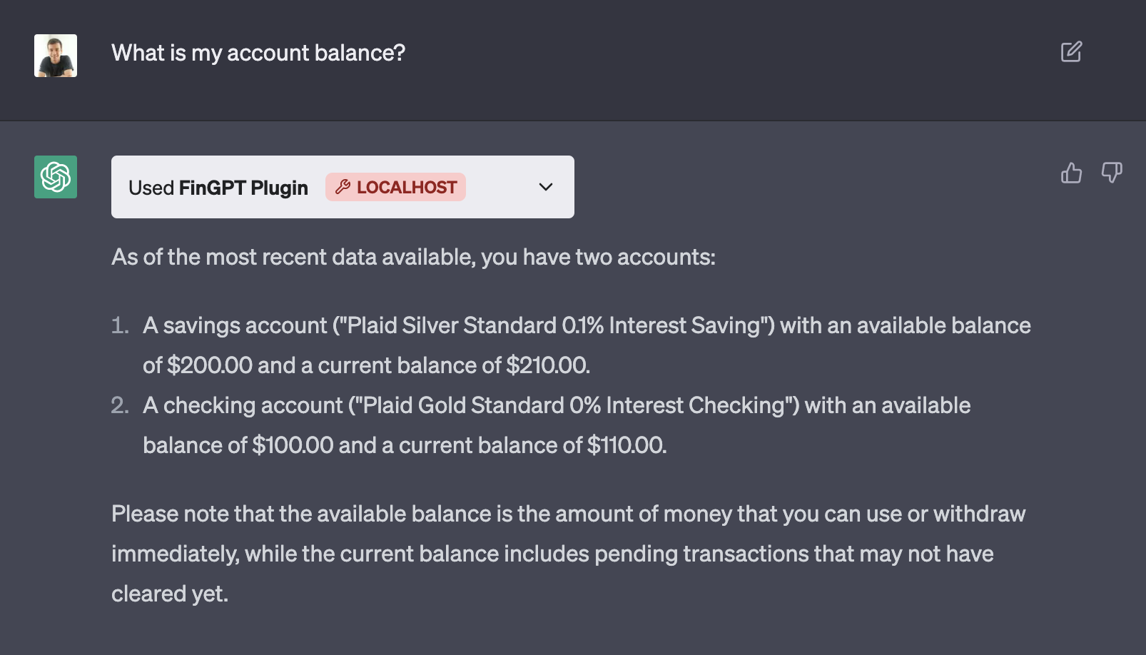 FinGPT Plugin | Devpost
