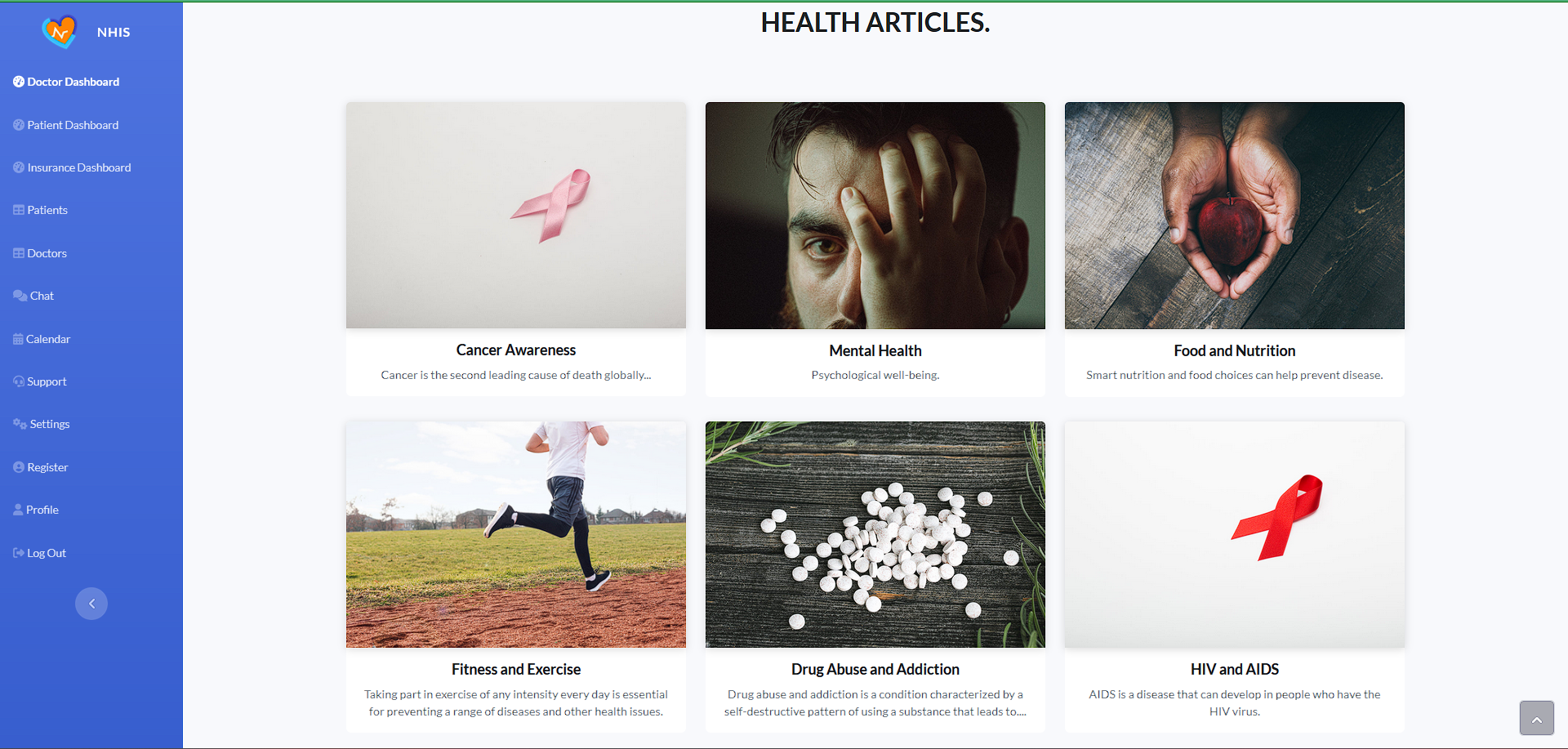 National Health Integrated System (NHIS) | Devpost