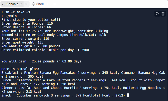 BetterSelf, Fitness tracker. | Devpost