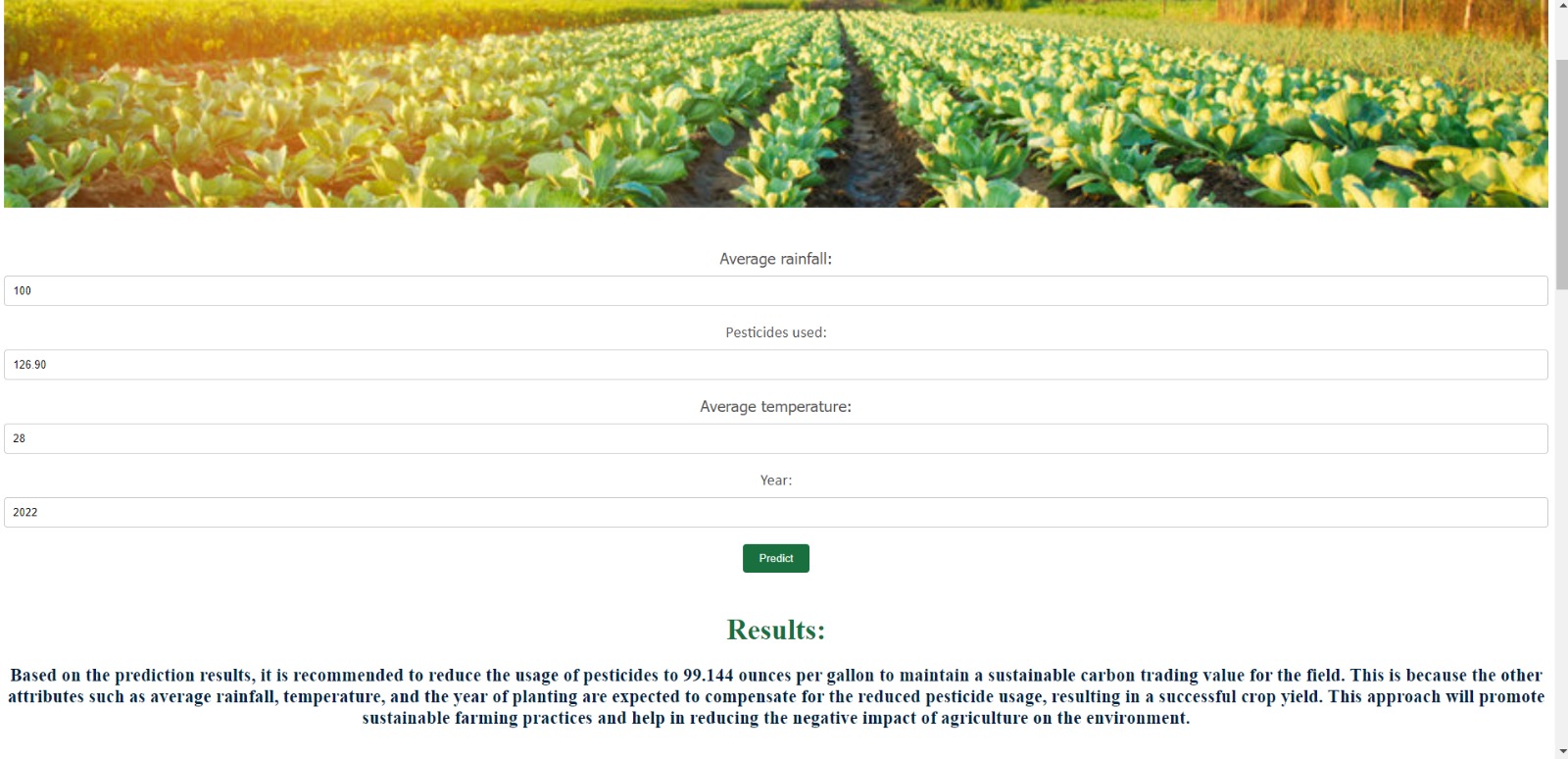 AI-Carbon AgroRevolution for India | Devpost