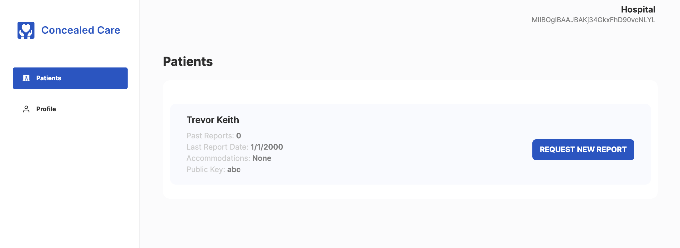 Concealed Care | Devpost