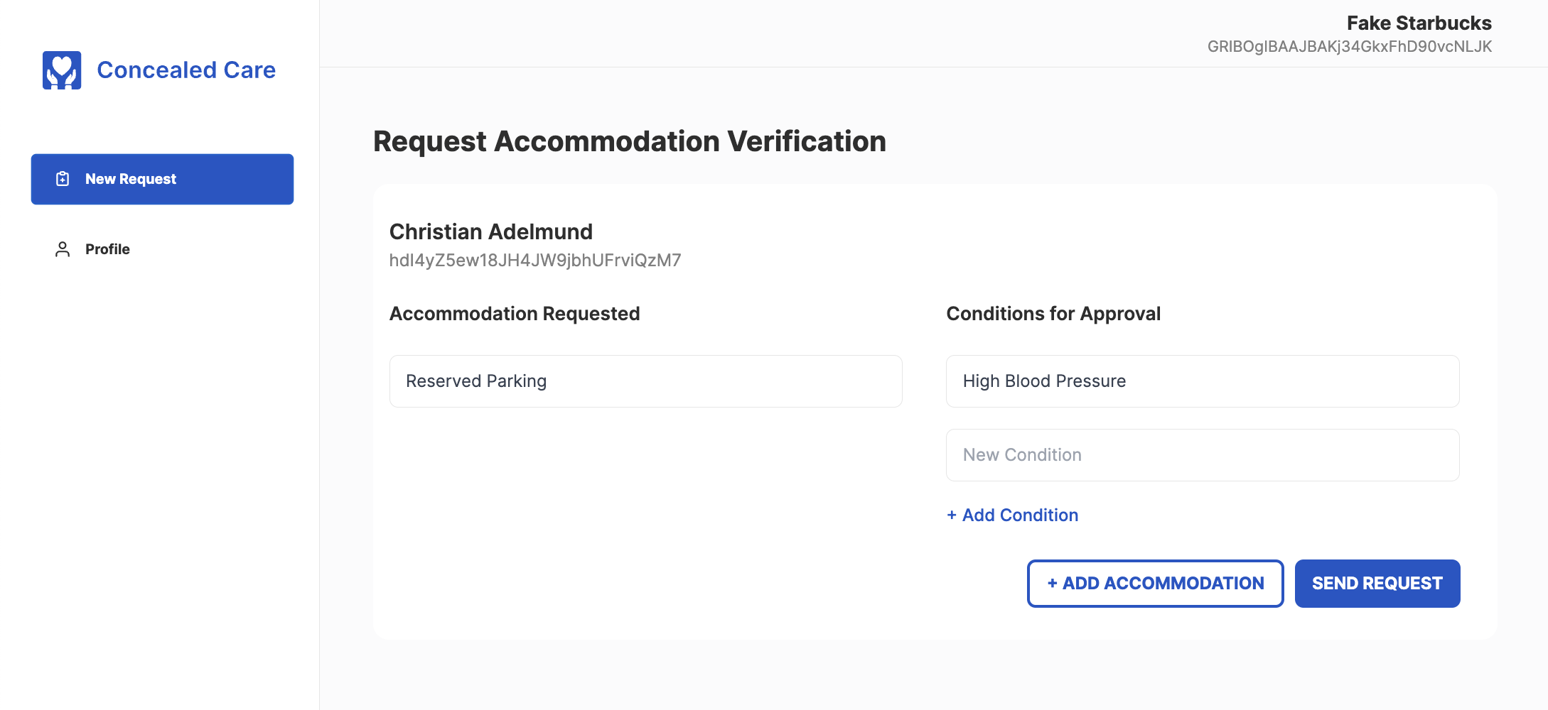Concealed Care | Devpost
