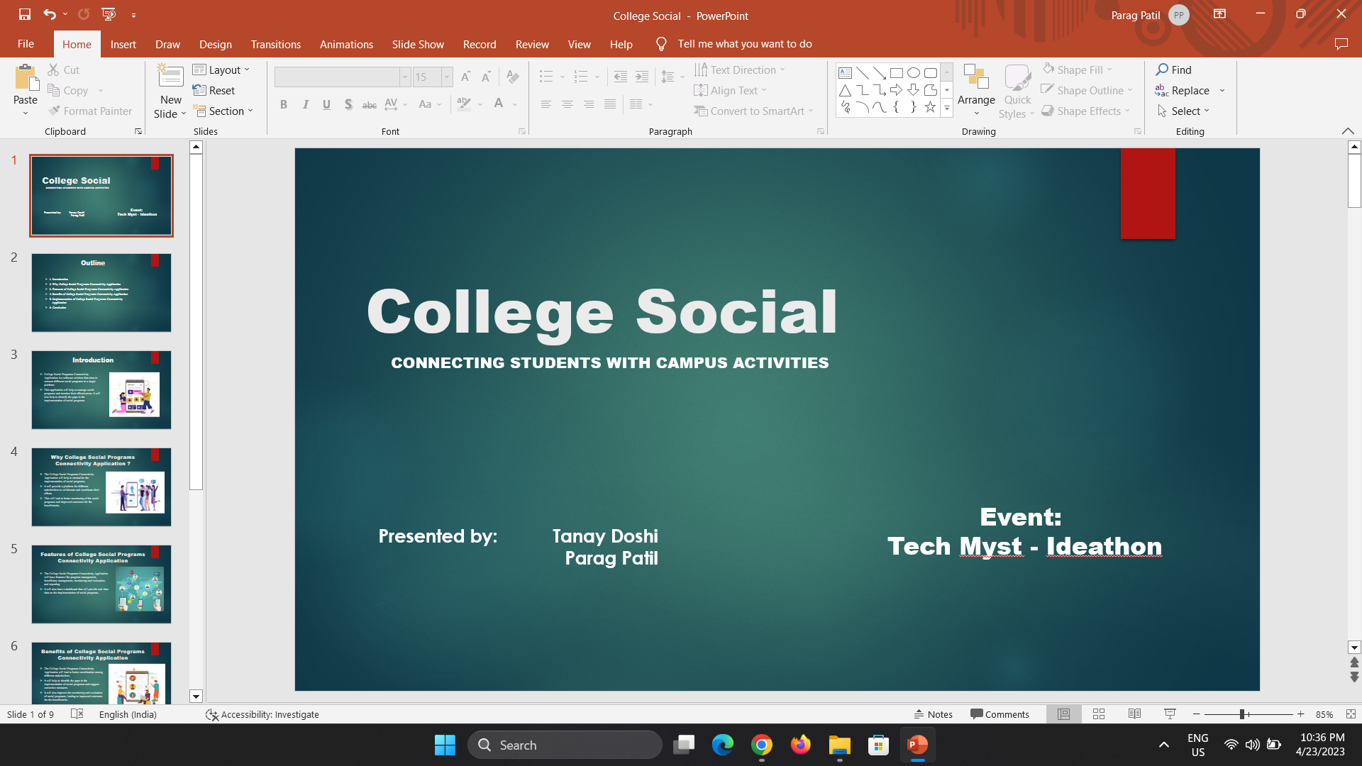 College Social | Devpost