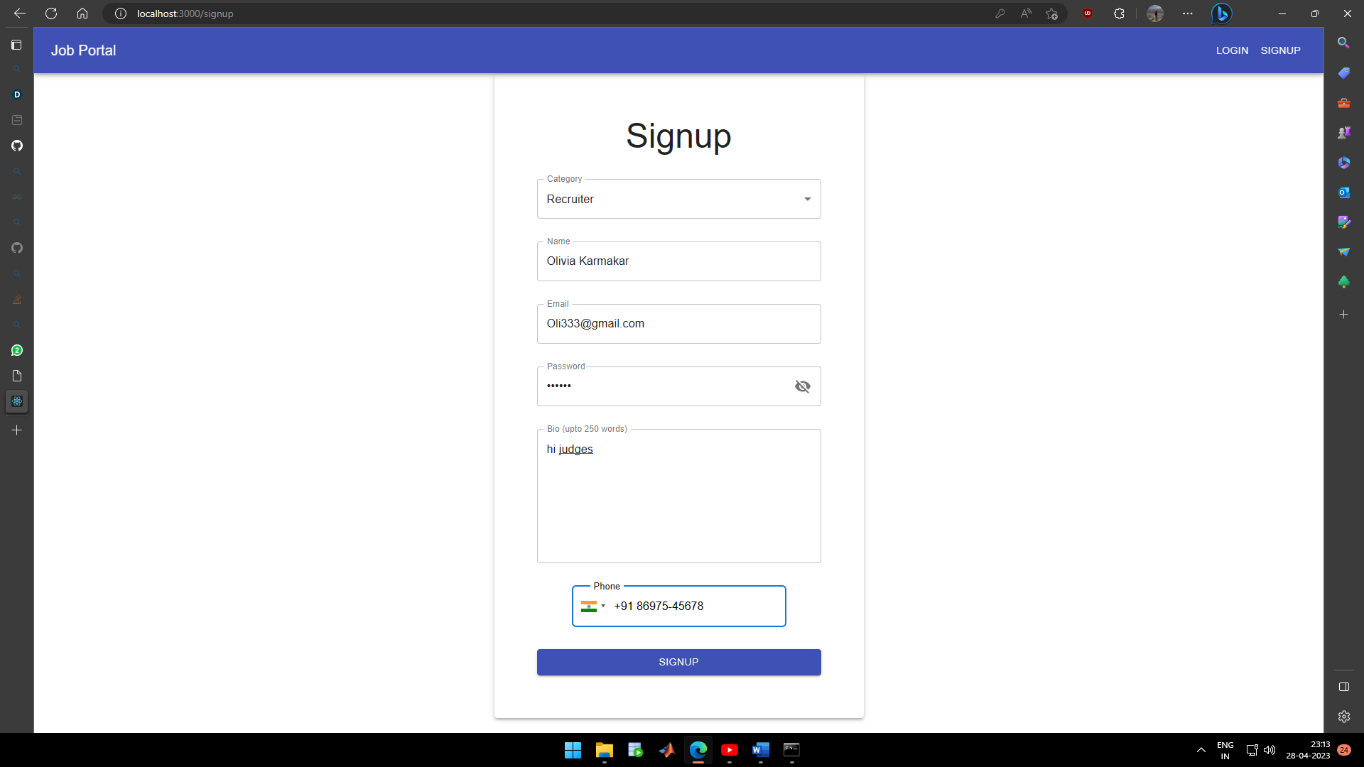 Online job portal | Devpost