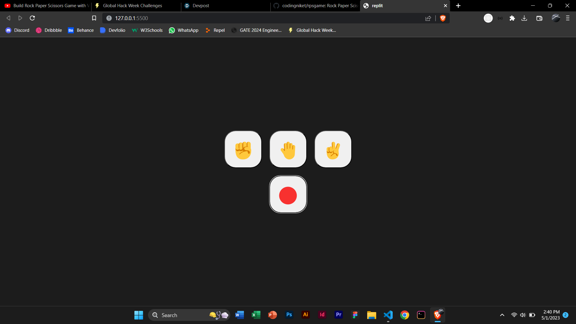 Rock Paper Scissors | Devpost