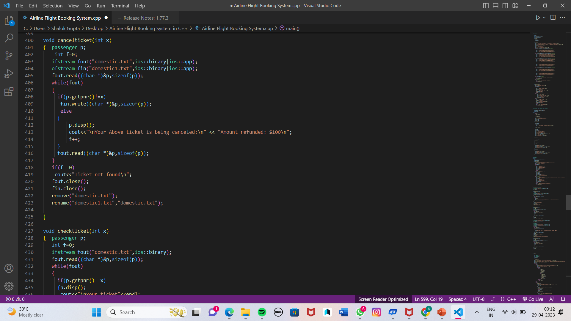 airplane ticket reservation system | Devpost