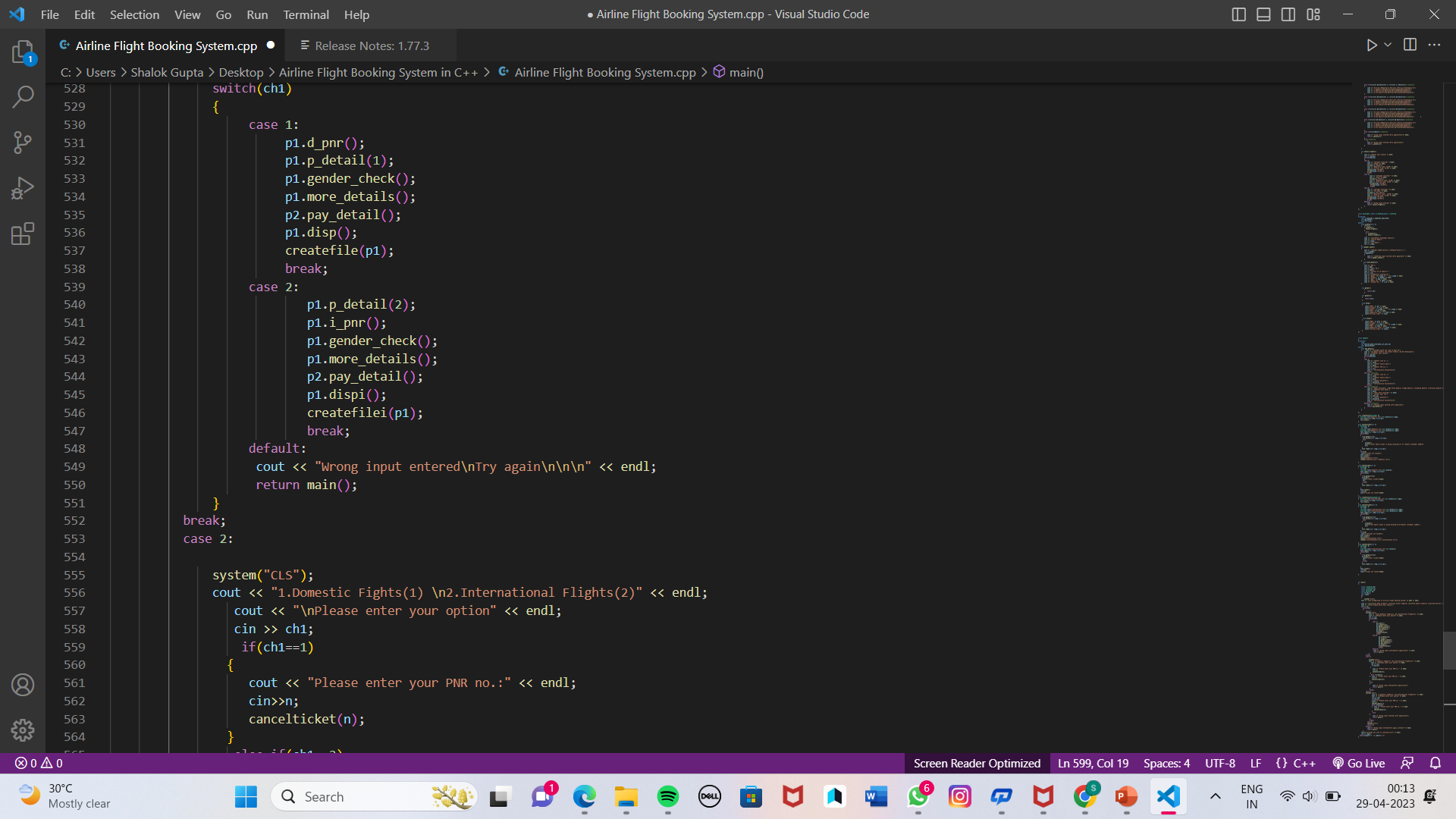 airplane ticket reservation system | Devpost