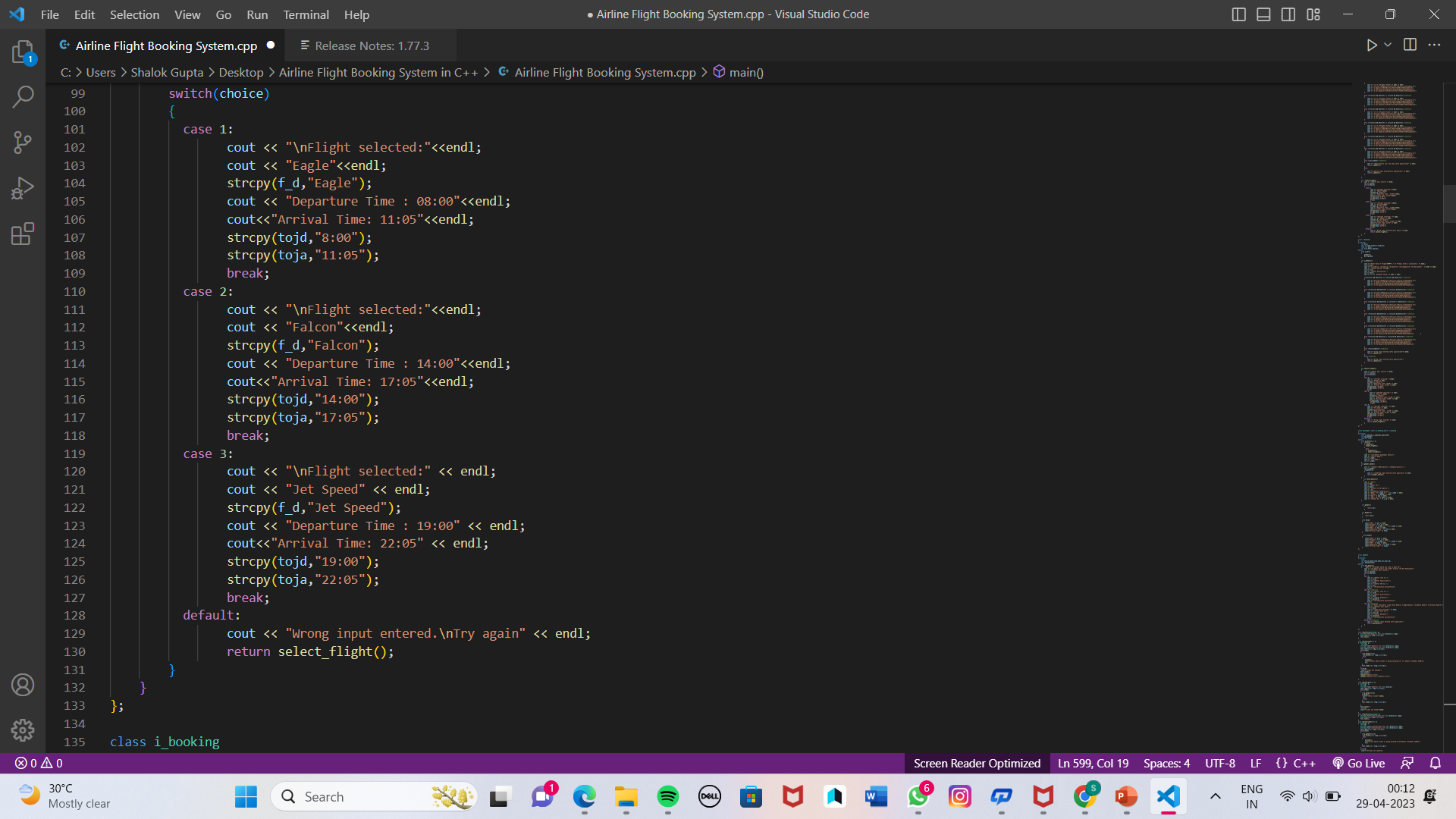 airplane ticket reservation system | Devpost
