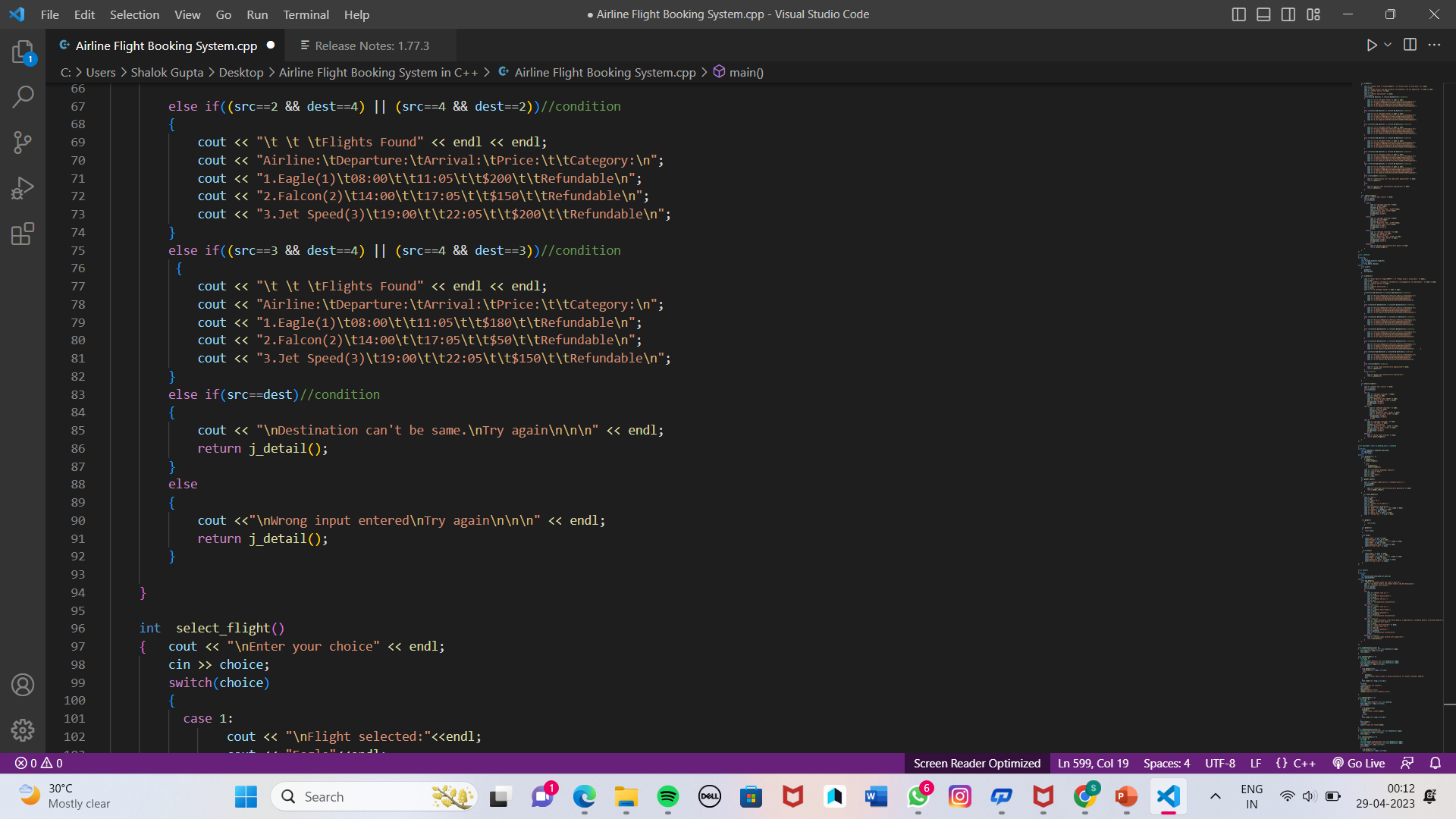 airplane ticket reservation system | Devpost