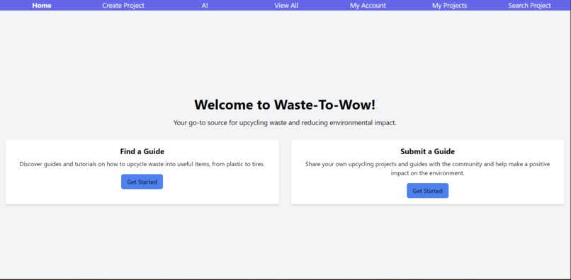 Waste-To-Wow | Devpost