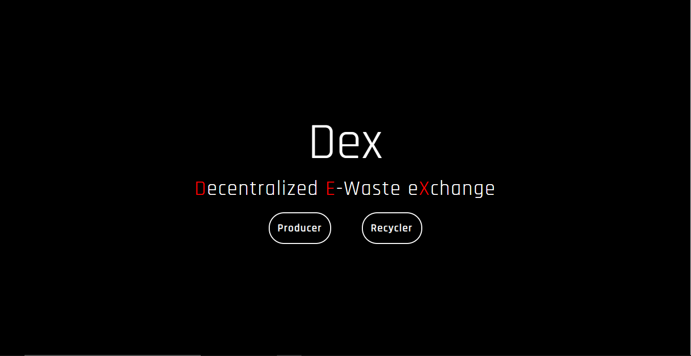 Decentralised E-waste Exchange | Devpost