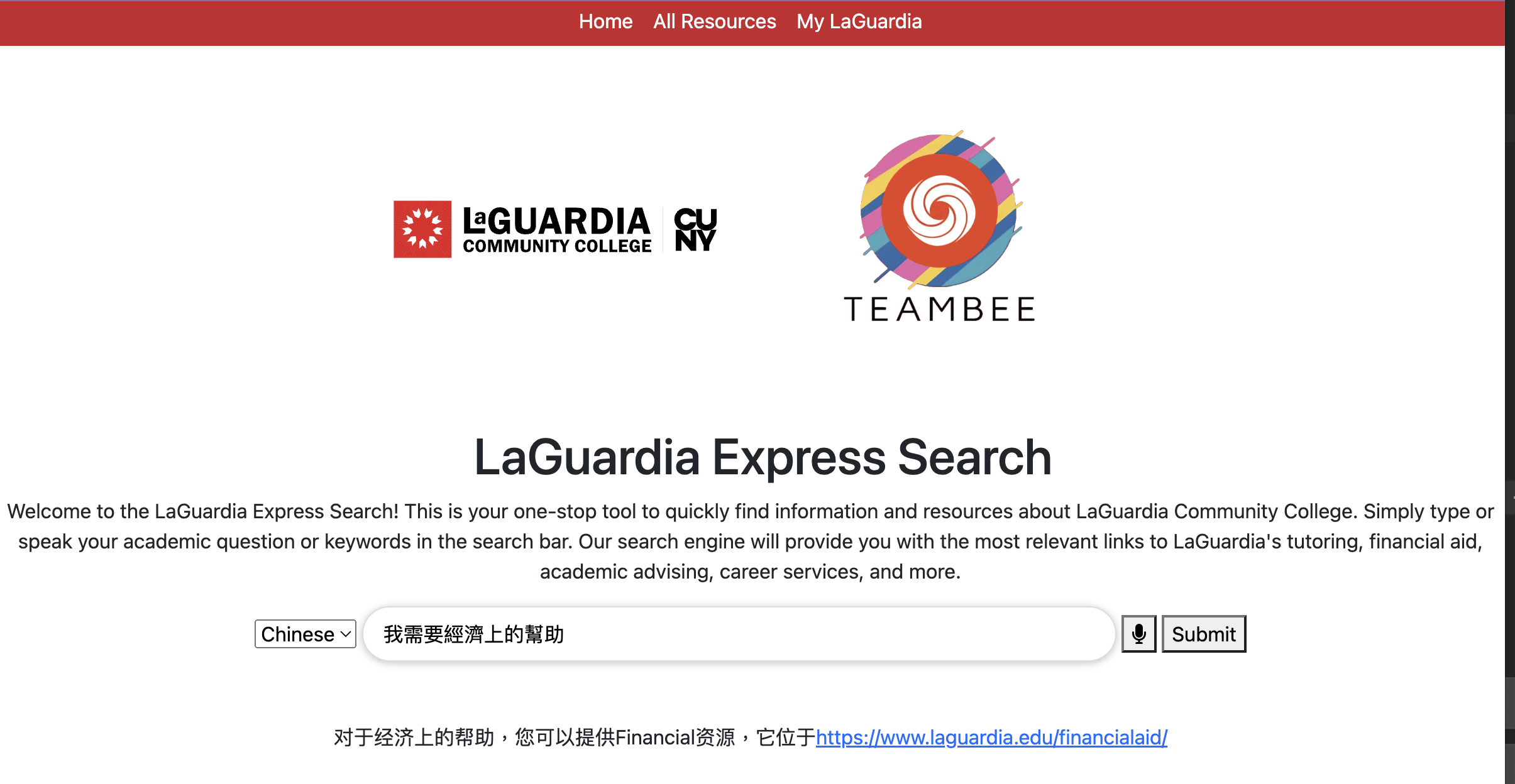LaGuardia Express Search | Devpost