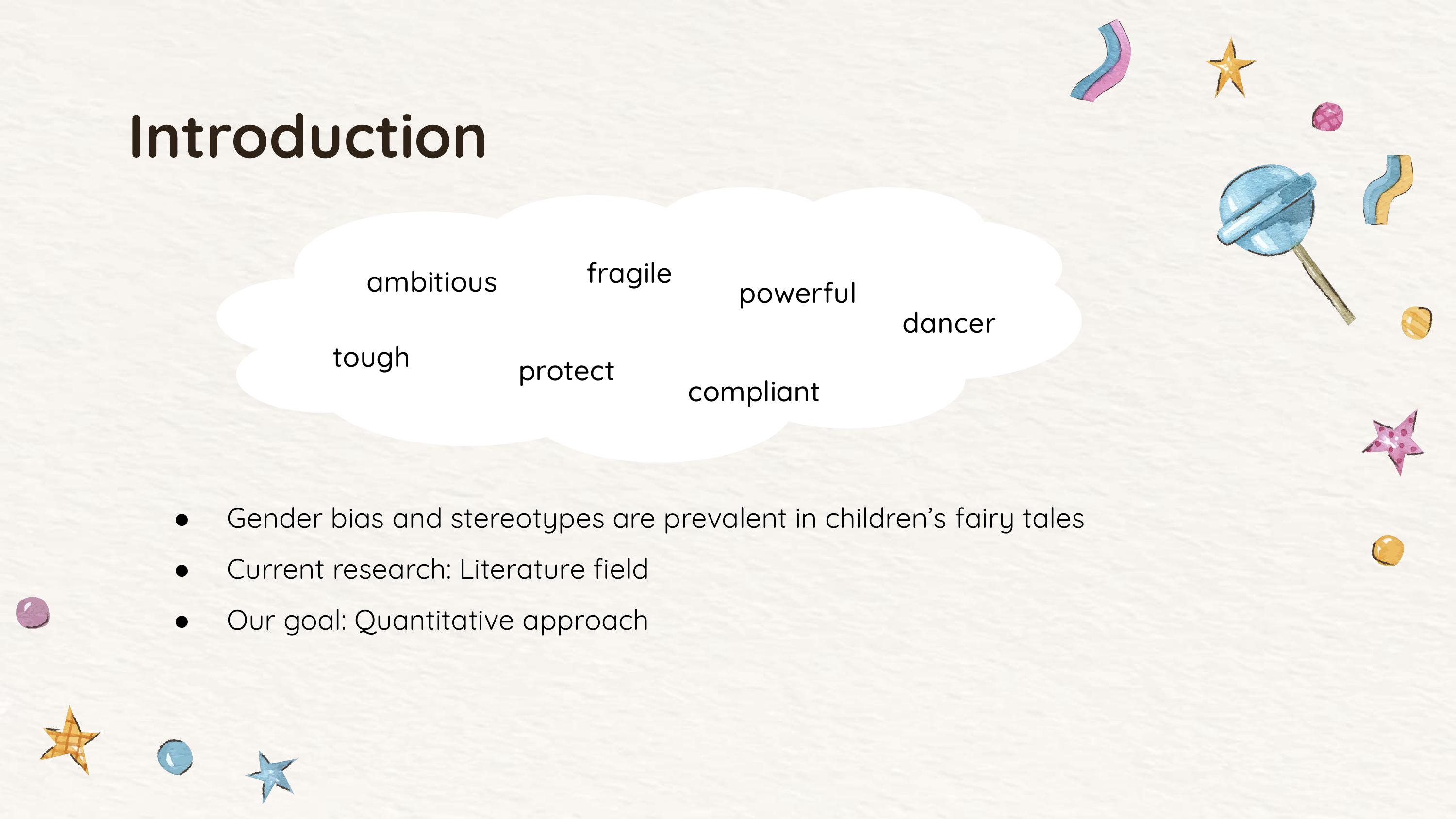 Gender bias in children fairy tales | Devpost