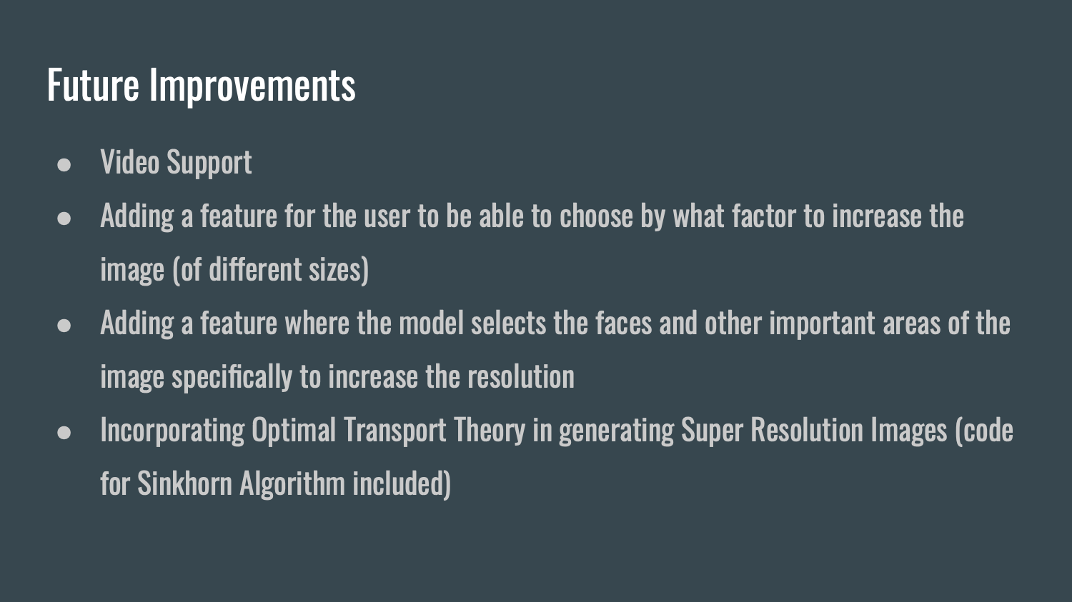Super Resolution Gan Models For Low Resolution Images Devpost