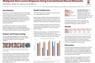 Skin Lesion Diagnosis Using Deep Learning Techniques | Devpost