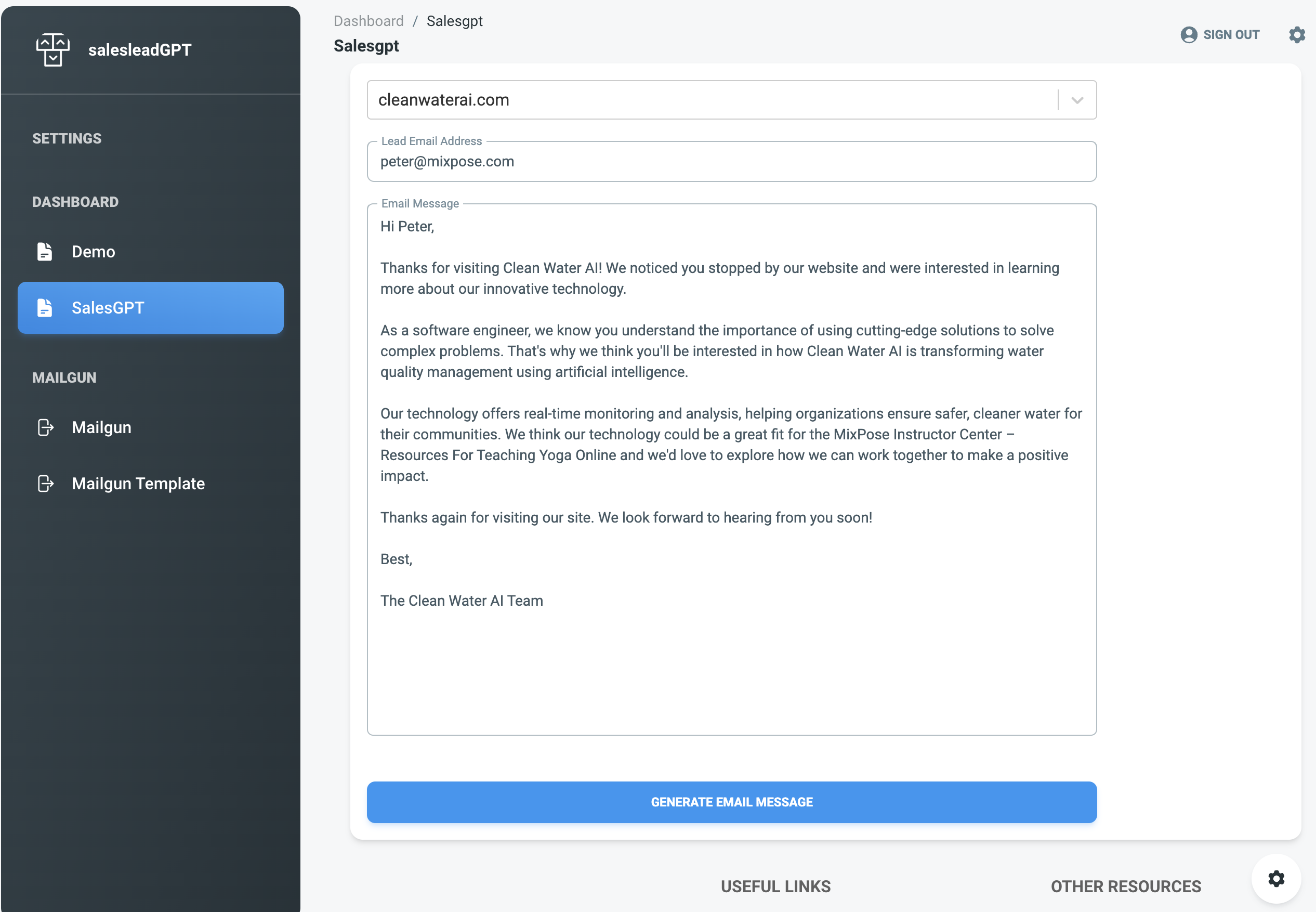 Sales Lead GPT | Devpost