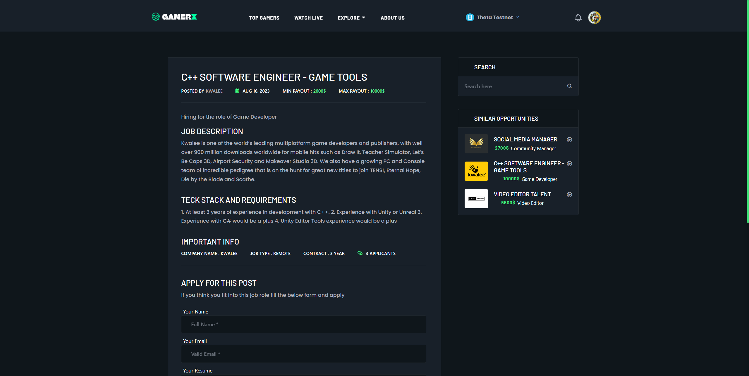 GamerX - A platform for gamers | Devpost