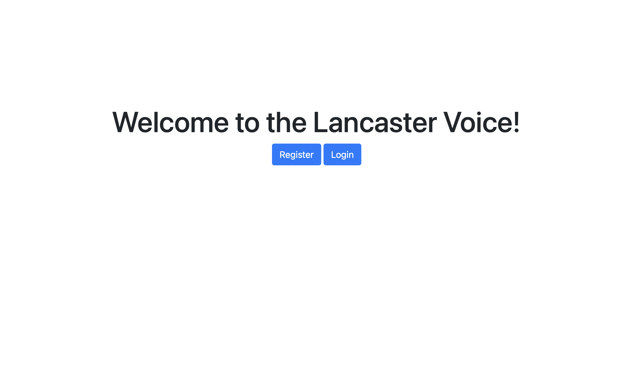 Lancaster Voice | Devpost