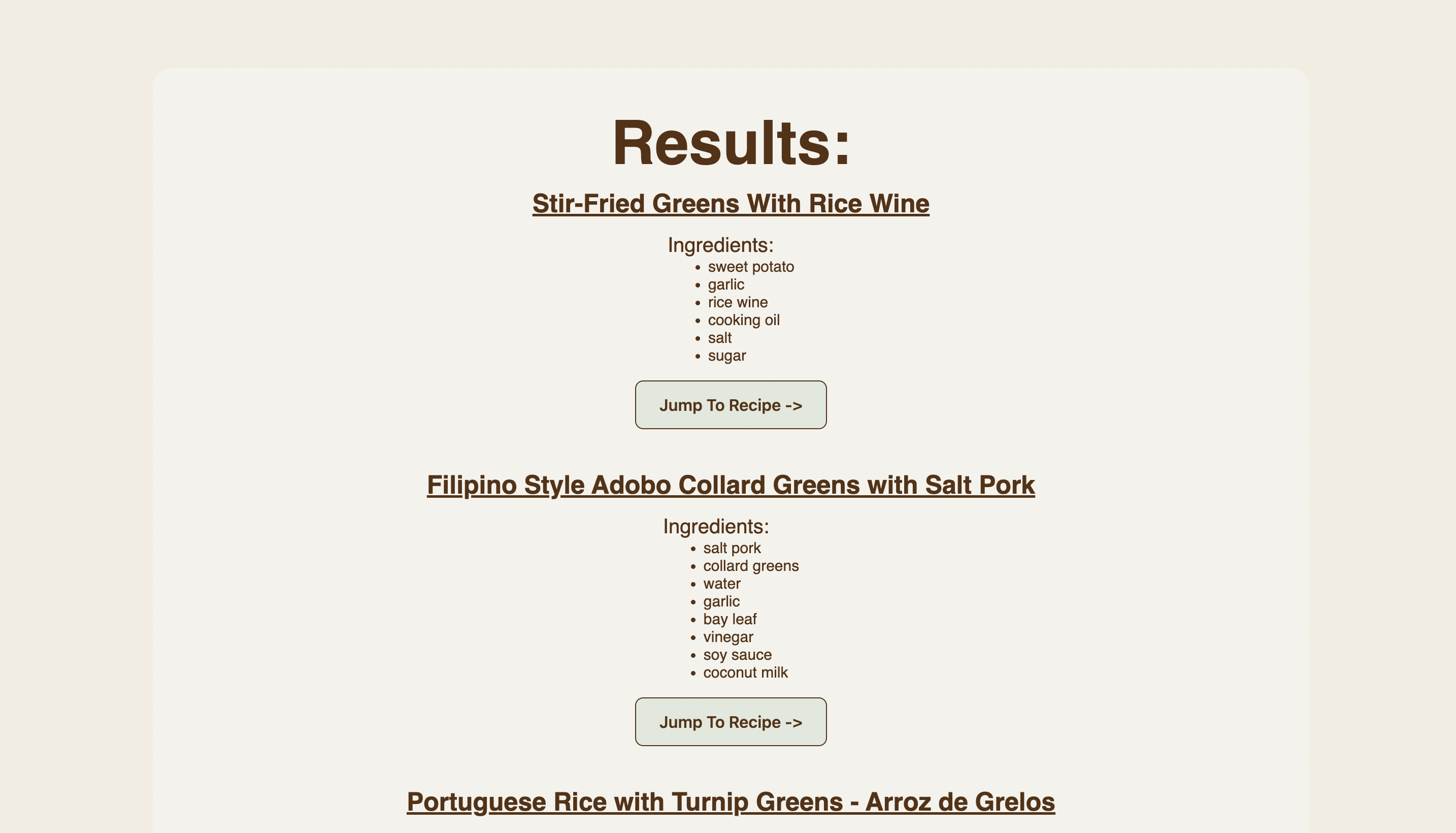 RareRecipify | Devpost