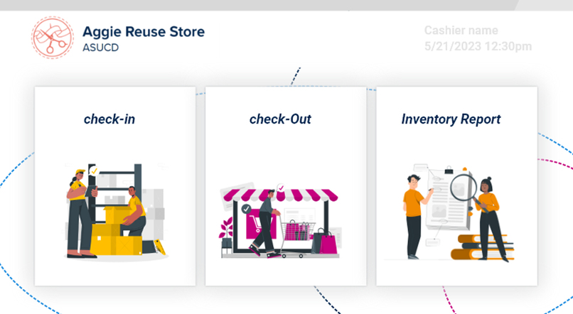 Aggie's desktop interface | Devpost