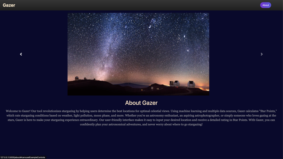 Stargazing Forever | Devpost