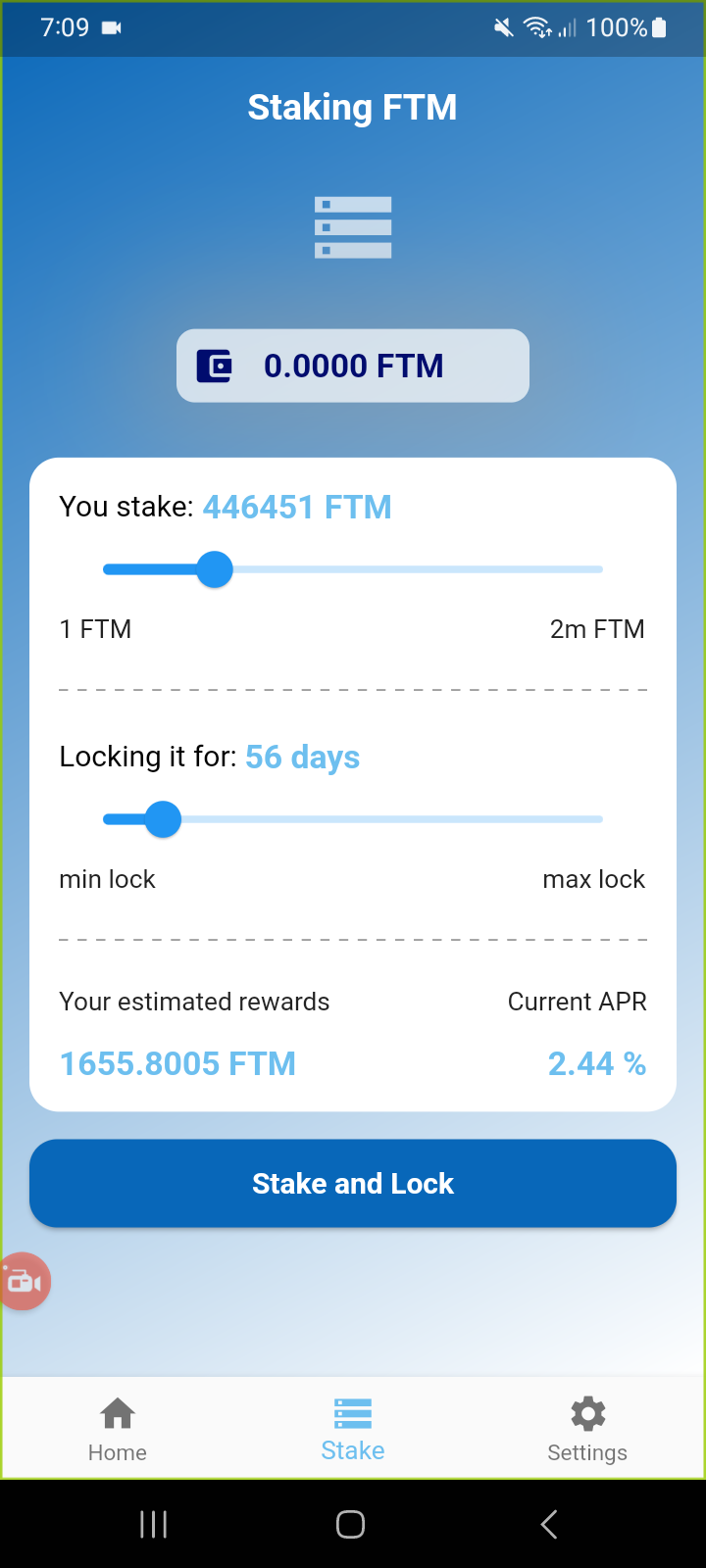 FTM Wallet App & Staking | Devpost