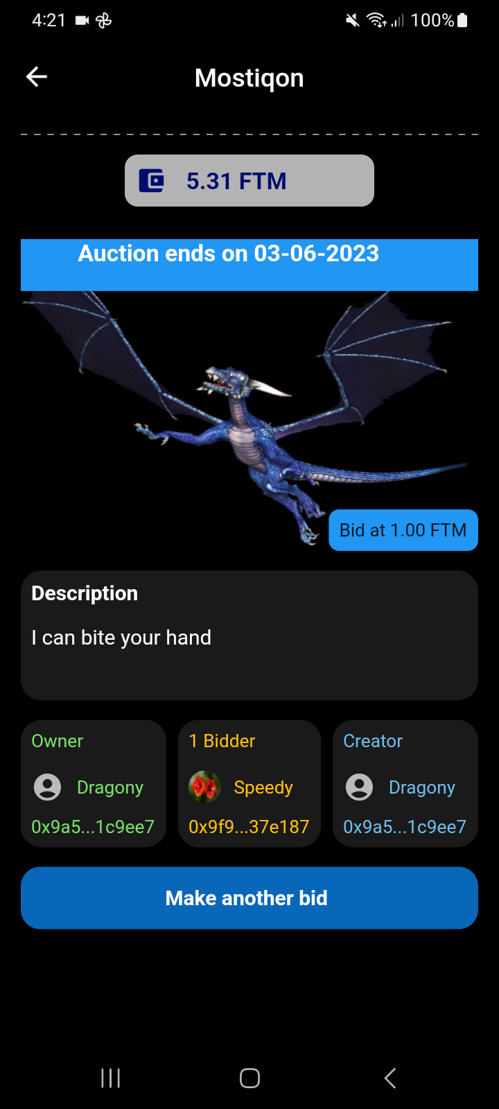 FTM NFT Marketplace | Devpost