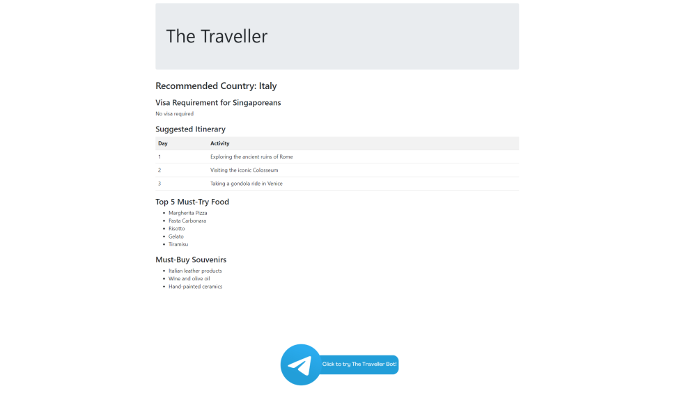 [128 bit] The Traveller | Devpost