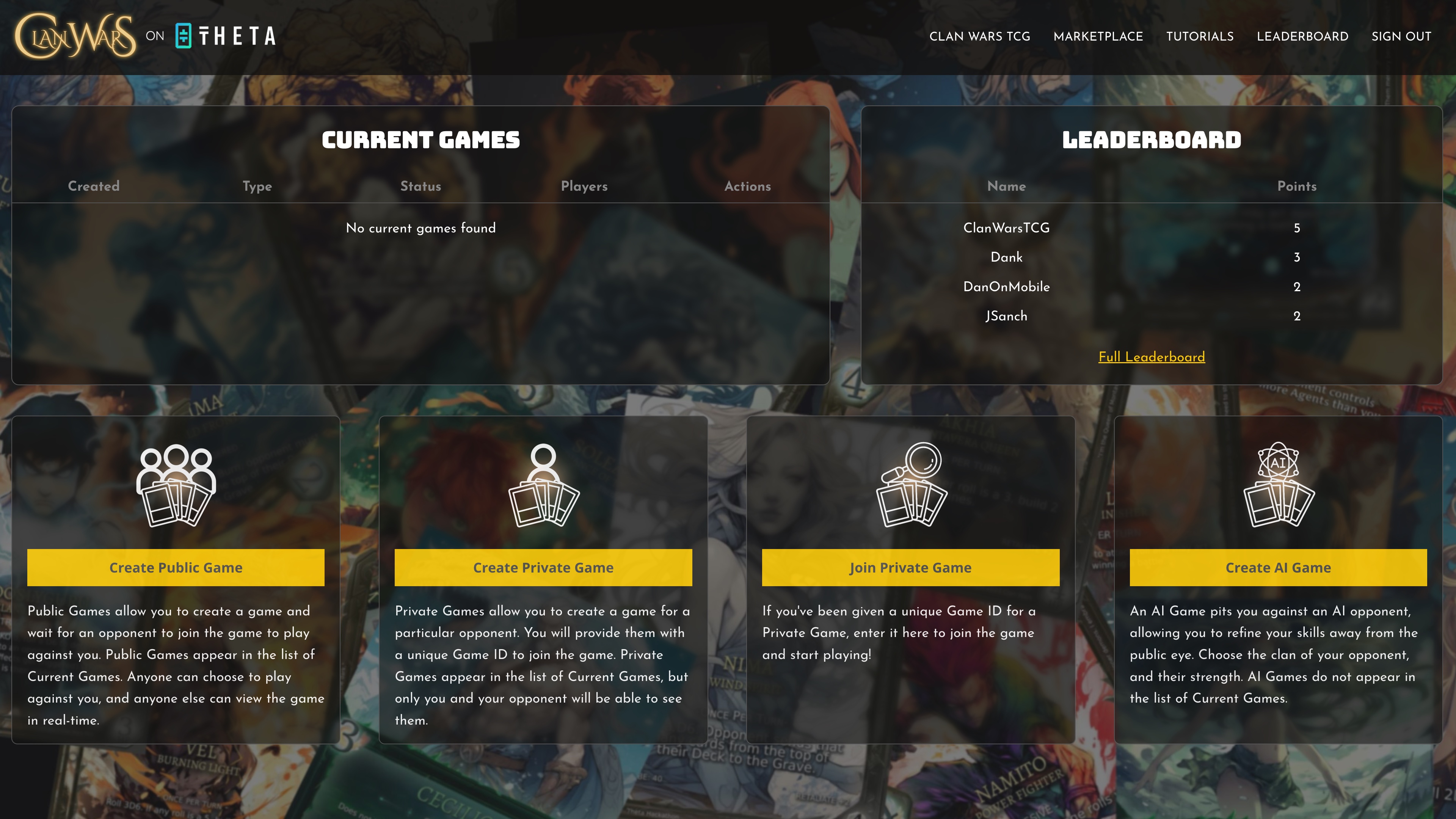 Clan Wars TCG | Devpost