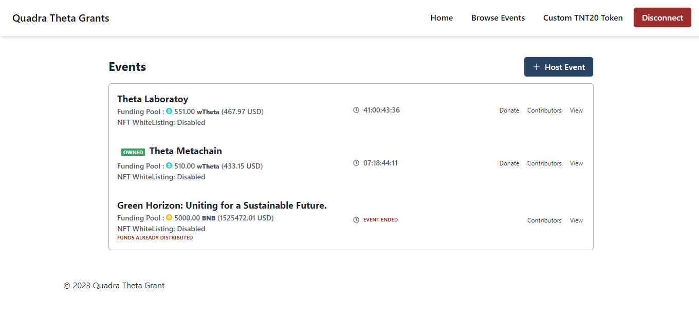 Theta Quadra Grants | Devpost