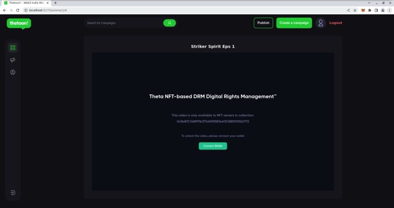 Thetoon! - Manga/Anime Web3 Platform | Devpost