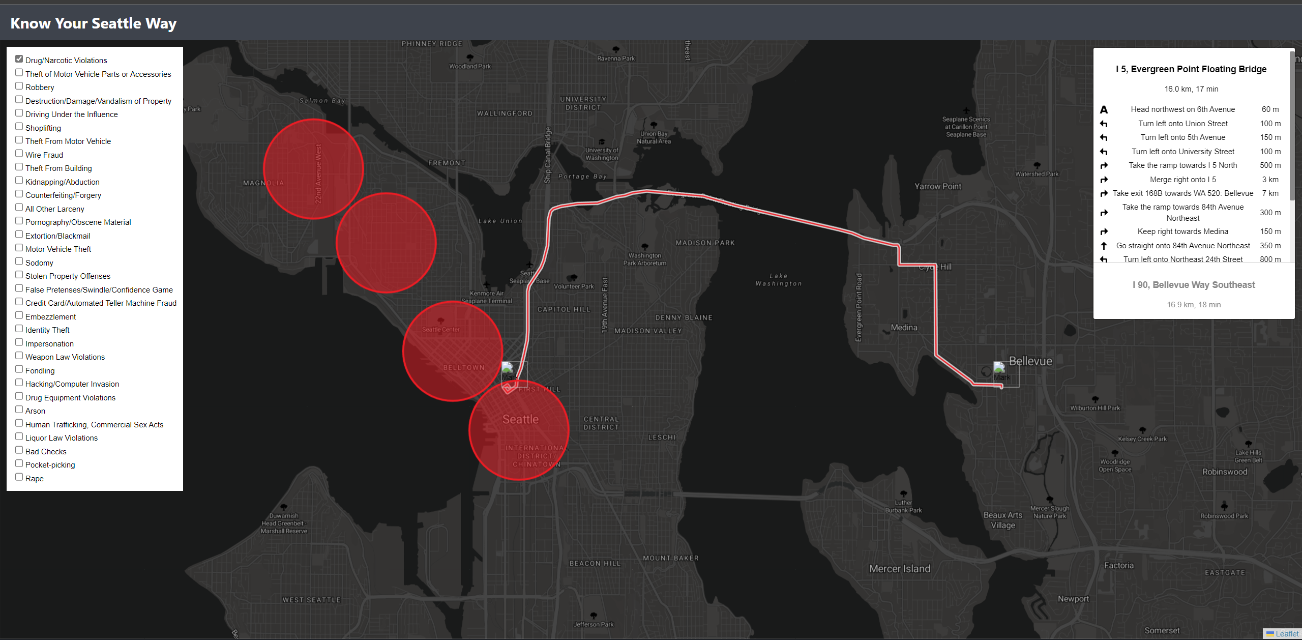 Know Your Seattle's Ways | Devpost