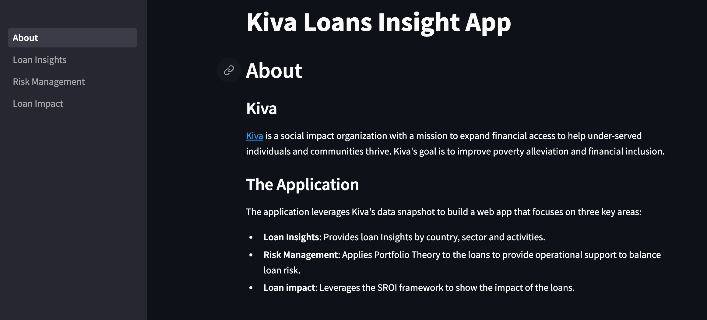 Kiva Loan Insights App | Devpost