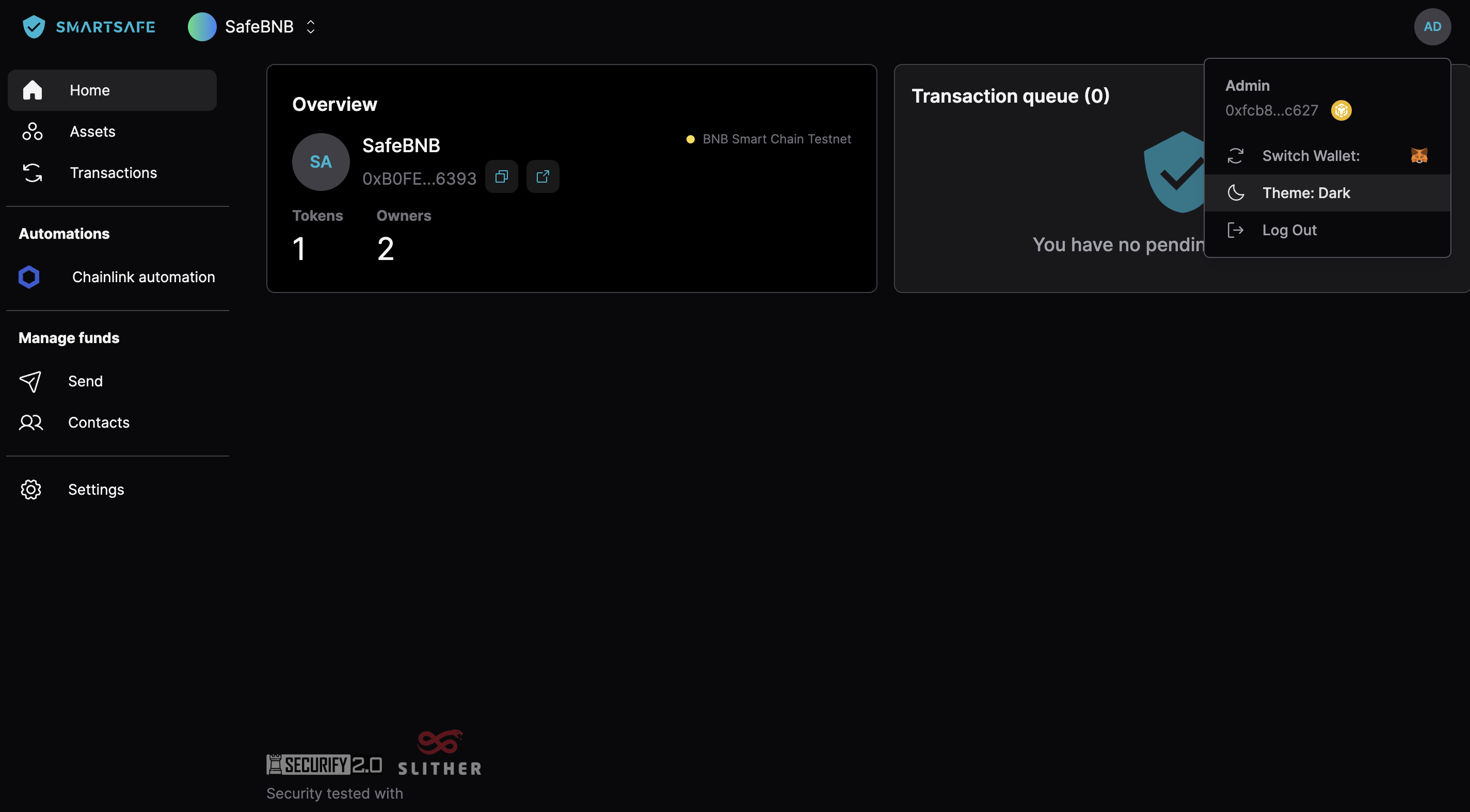 SmartSafe: The Next-Gen Gnosis Safe | Devpost