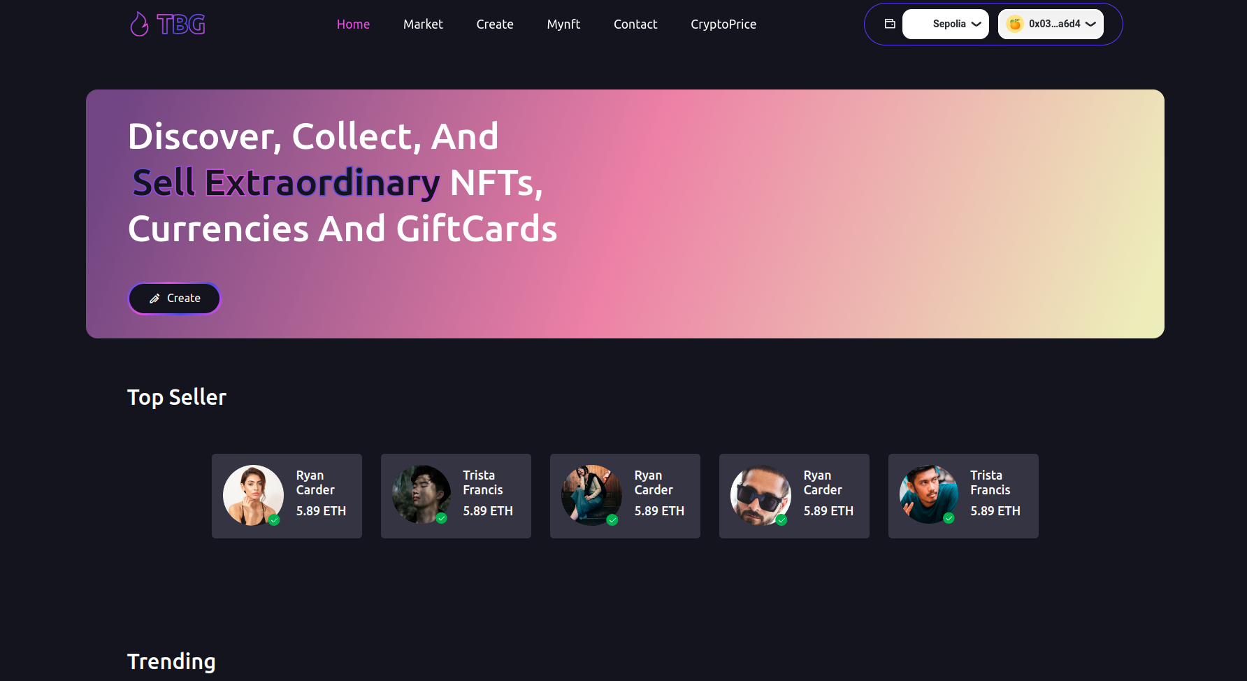 The Nft Marketplace | Devpost