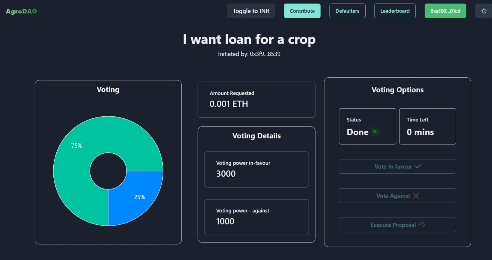 AgroDAO - A DAO Community for Farmers | Devpost