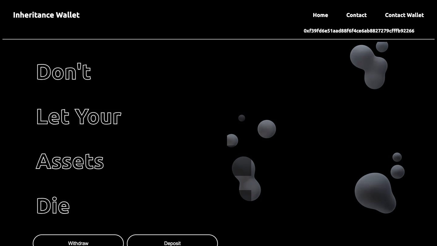 Inheritance Wallet | Devpost
