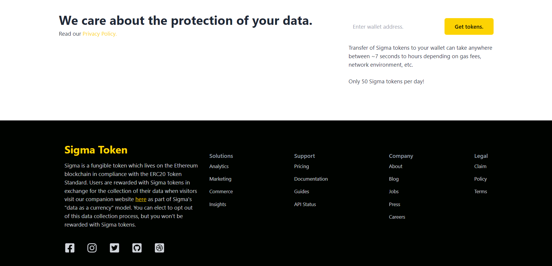 Sigma - "Data as a Currency" POC | Devpost
