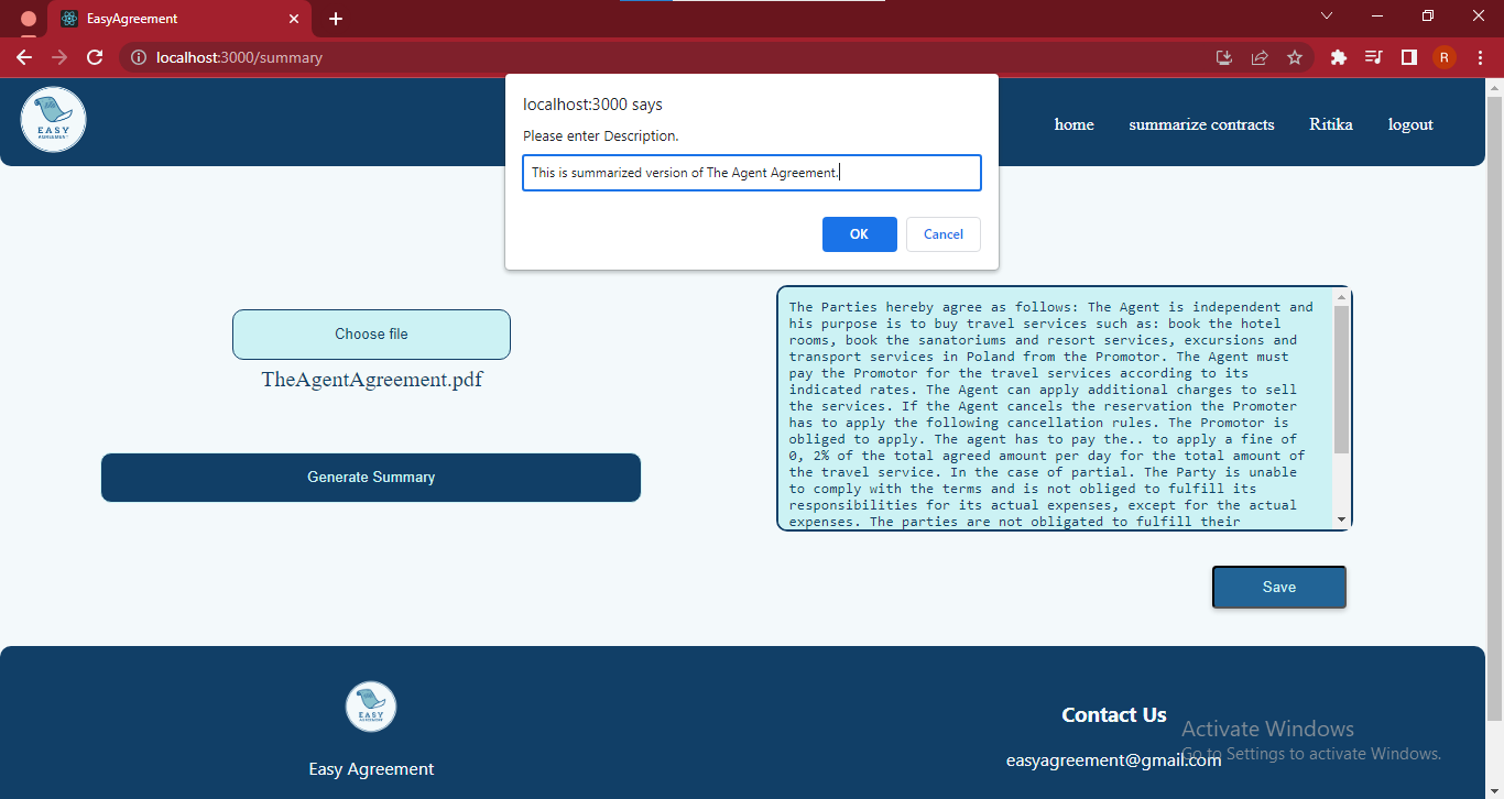 Easy Agreement | Devpost