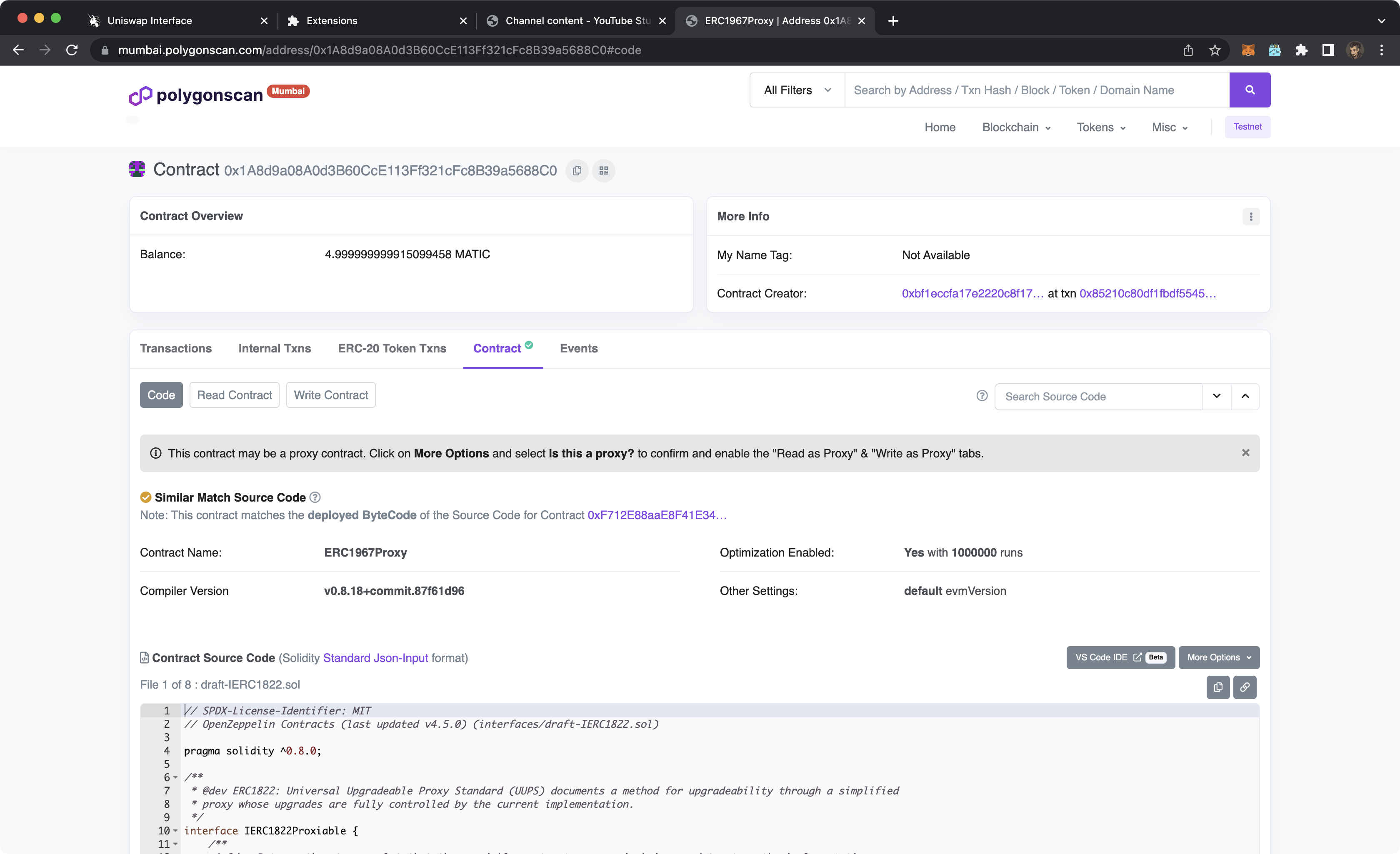 Chainlink ERC4337 Account Abstractions | Devpost