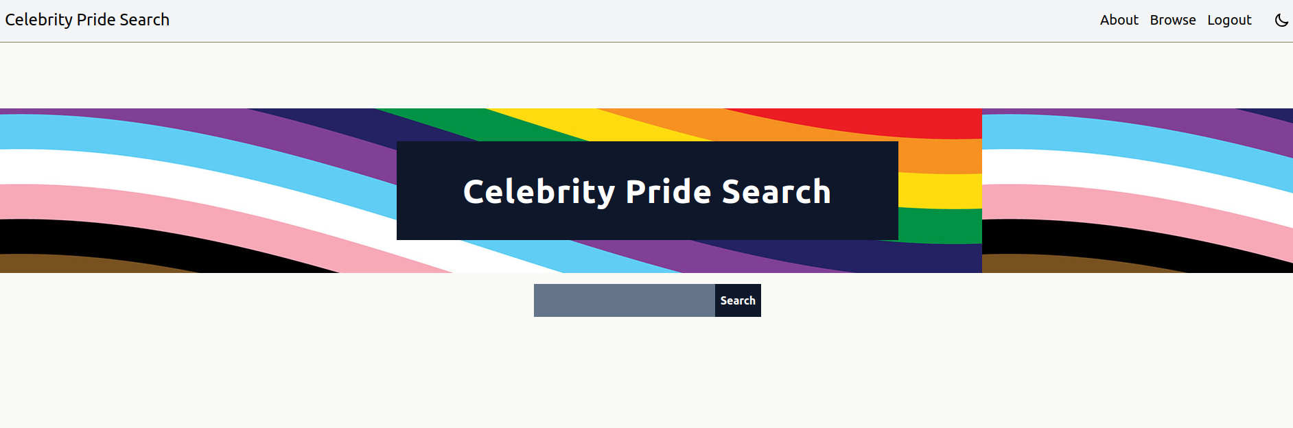 Celebrity Pride Search | Devpost