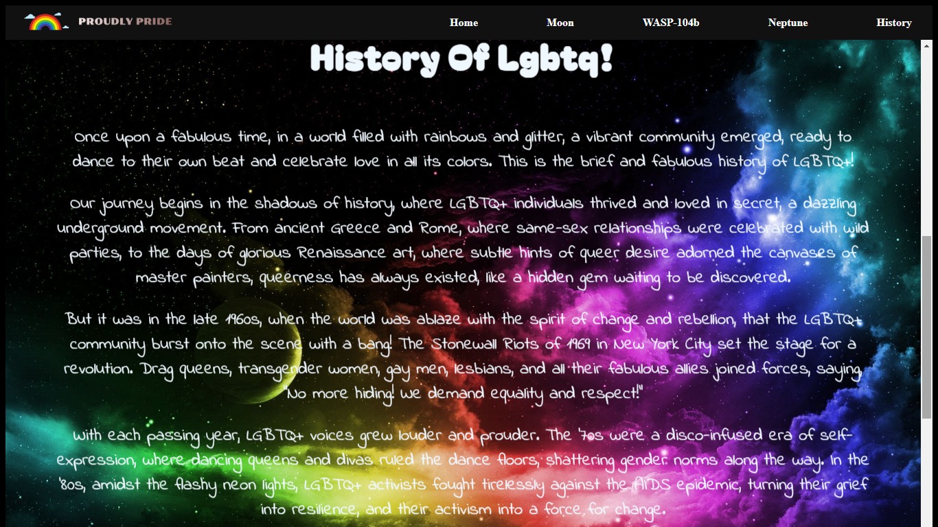 proudly pride! | Devpost