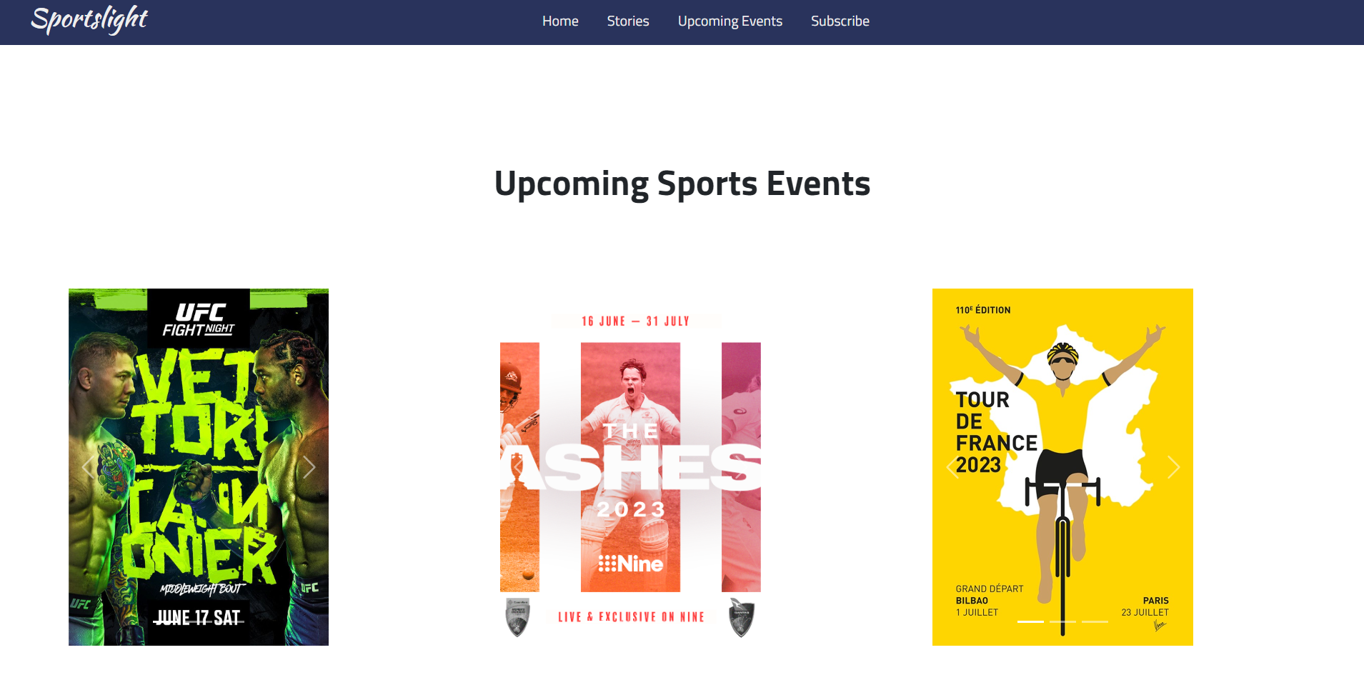 Sportslight | Devpost