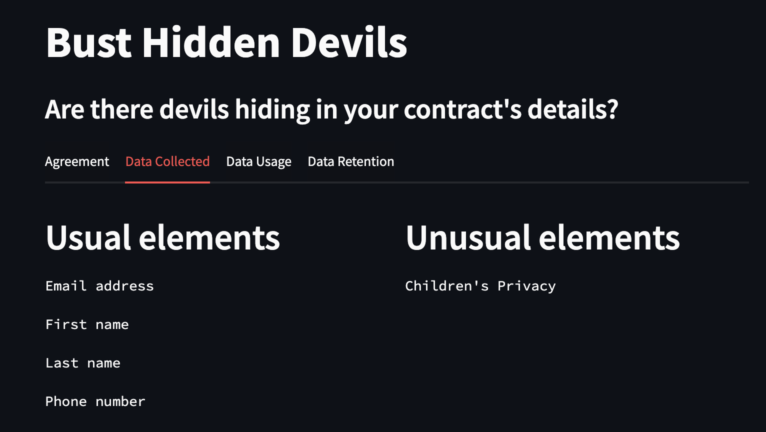 Contract Devil Busters | Devpost